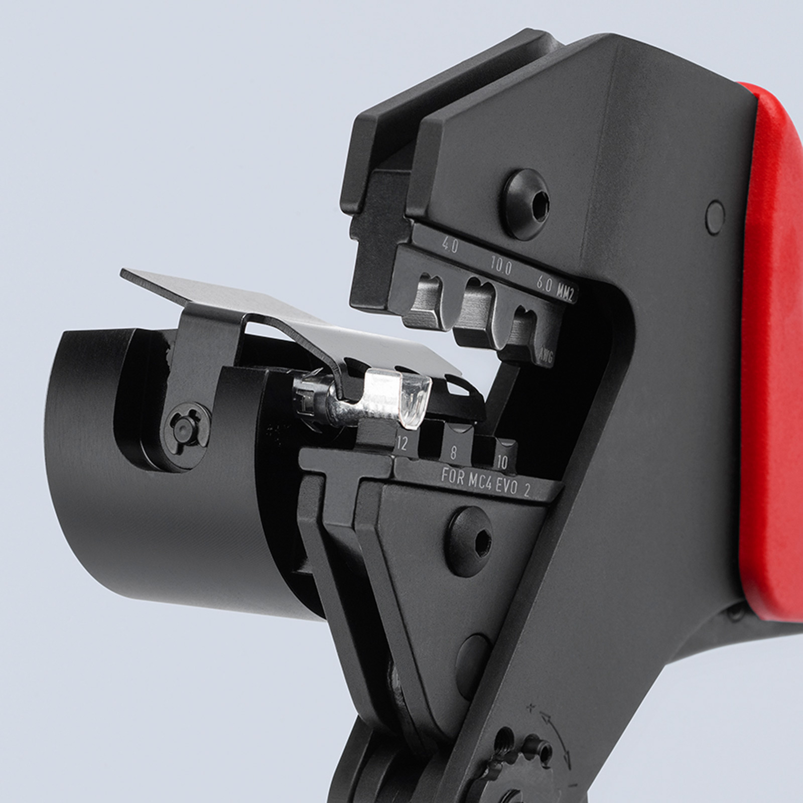 Knipex Crimp-Systemzange MC4 EVO2 brüniert 200 mm - 974366EVO