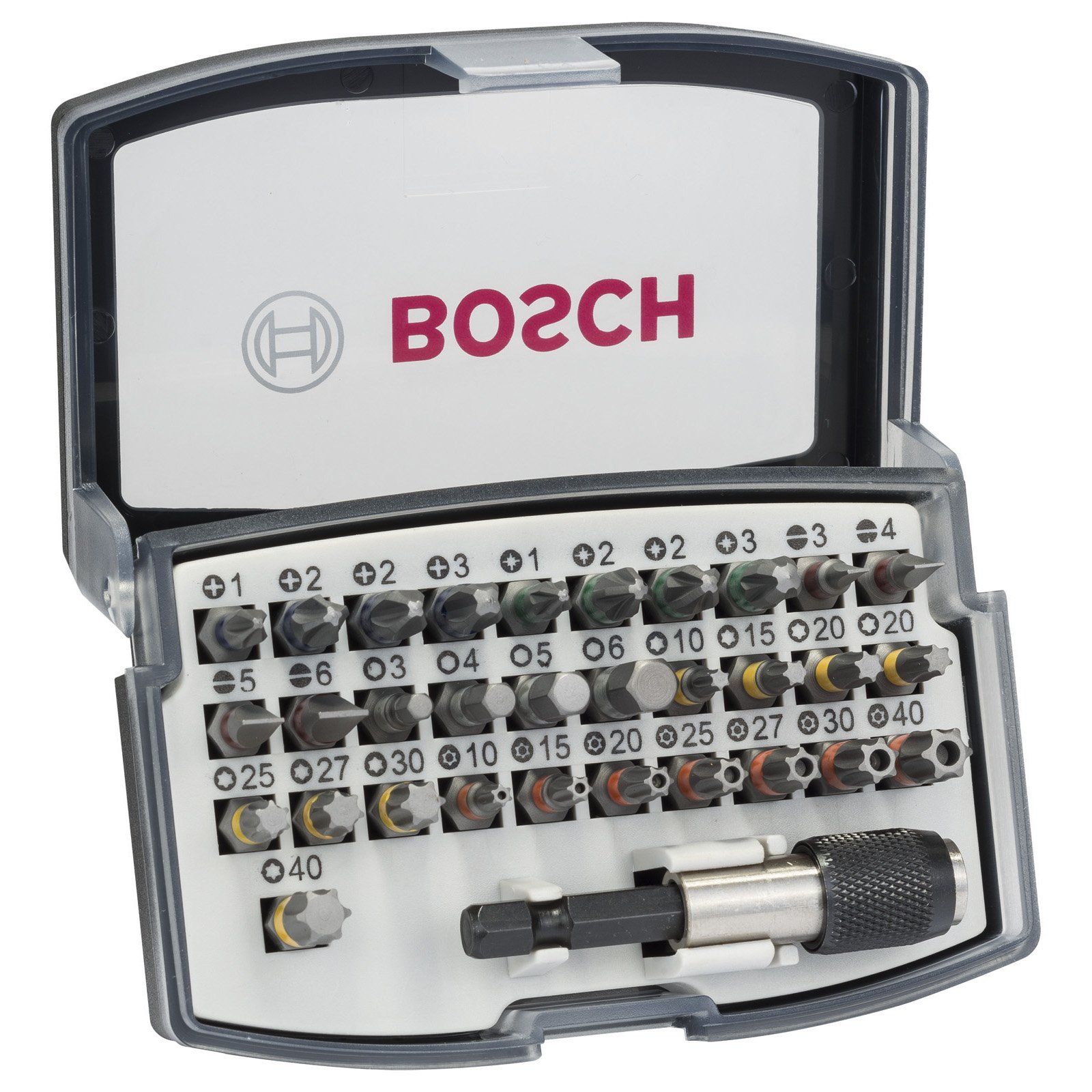 Bosch Bit Box Schrauberbit - Set 32tlg. mit Farbcodierung - 2607017319